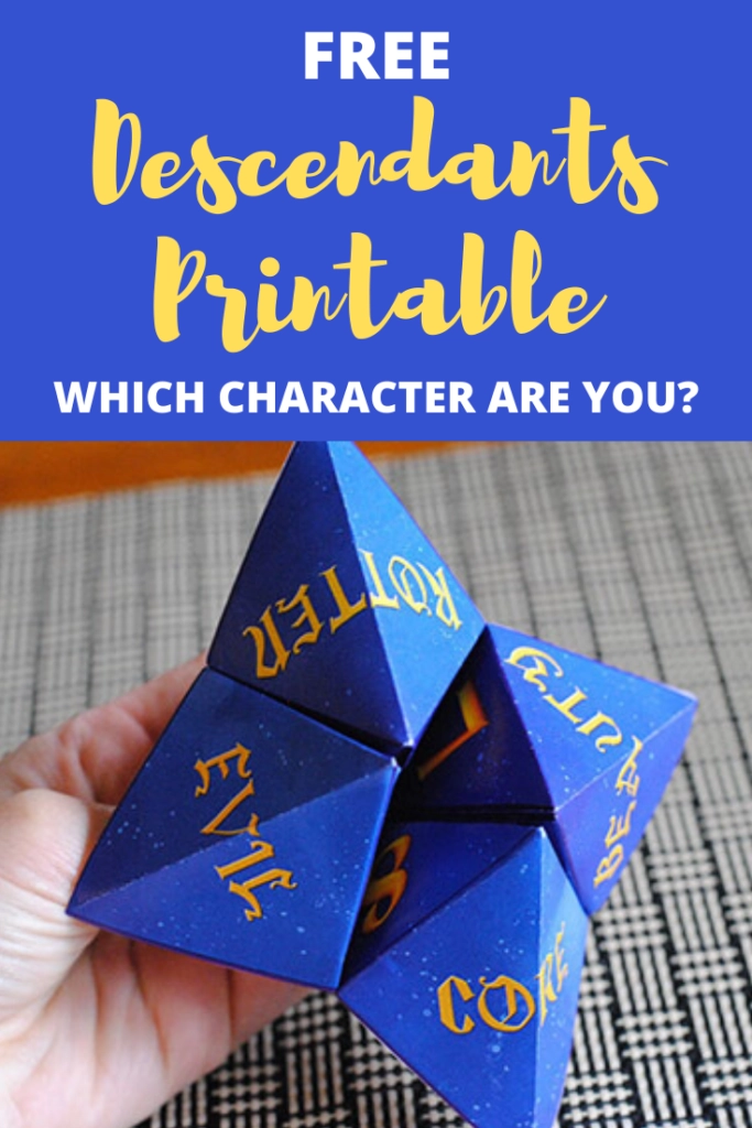 Free Descendants Printable - Which Character Are You? - The Crafting Chicks