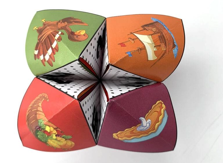 Thanksgiving Cootie Catchers - The Crafting Chicks