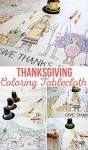 Thanksgiving Coloring Tablecloth - The Crafting Chicks